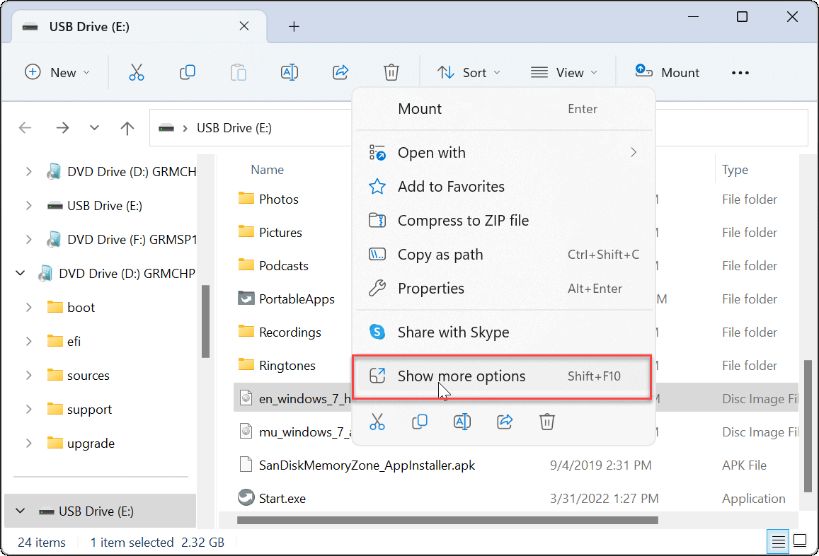How-to mount ISO image file in Windows 11 - The Blog Boy